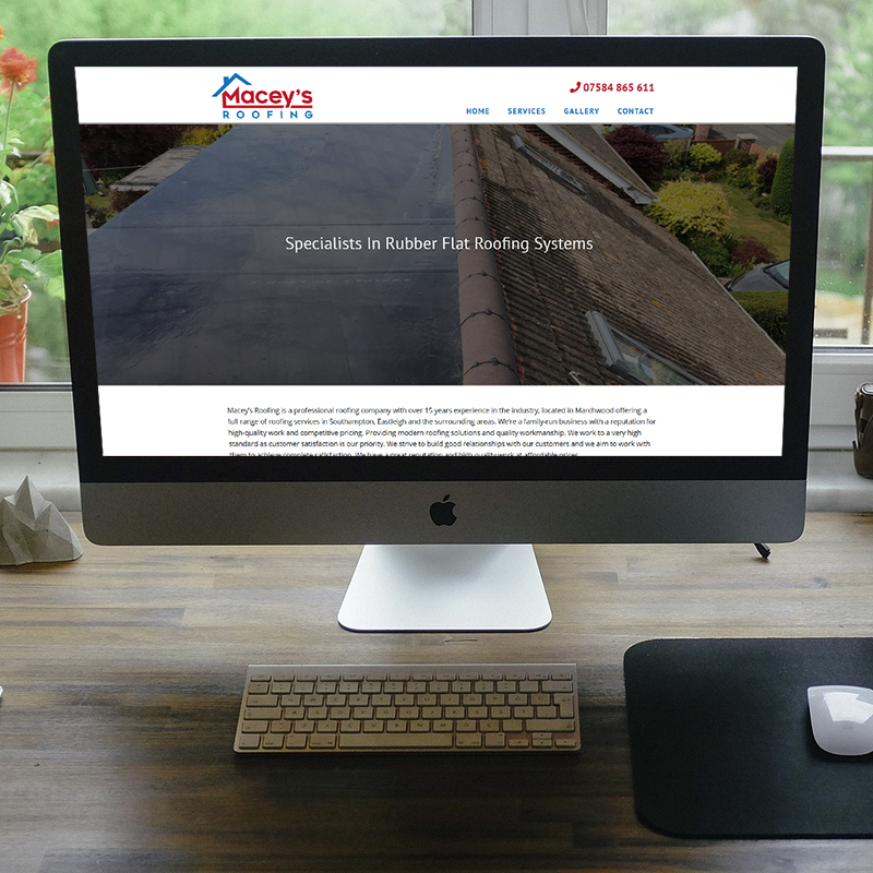 Maceys Roofing | Web Design by Plexaweb