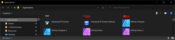 How to place Affinity 2 icons on your Desktop in Windows | Plexaweb